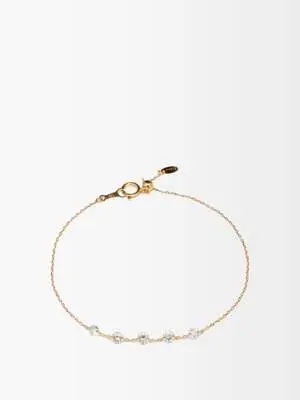 PERSEE Persée - Danaé Diamond & 18kt Gold Bracelet - Womens - Yellow Gold - Yellow Gold