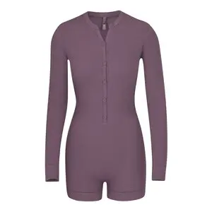 SKIMS Soft Lounge Button Up Henley Onesie