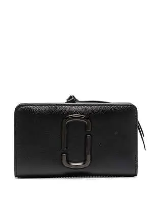 Marc Jacobs Compact Leather Wallet - Black