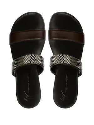 GIUSEPPE ZANOTTI Zak Strappy Sandals - Brown