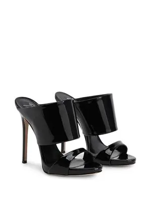 GIUSEPPE ZANOTTI 120mm Andrea Sandals - Black