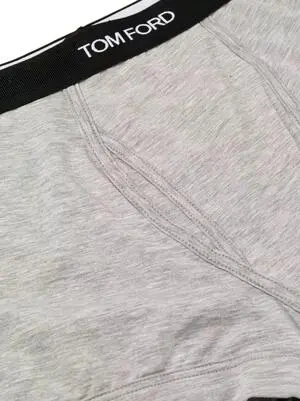 TOM FORD Logo-waistband Boxer Briefs - Grey