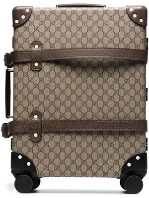Gucci Globe-Trotter Gg Supreme Suitcase - Neutrals | Editorialist