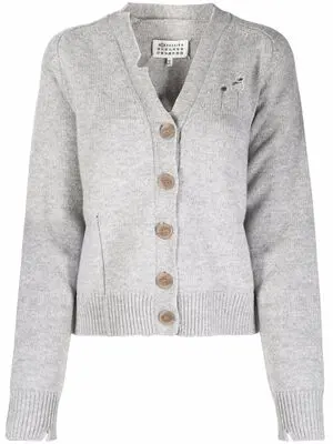 MAISON MARGIELA Distressed Button-down Cardigan