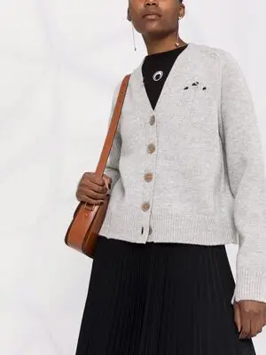 MAISON MARGIELA Distressed Button-down Cardigan