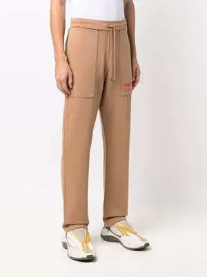AMBUSH Logo-print Track Pants - Neutrals