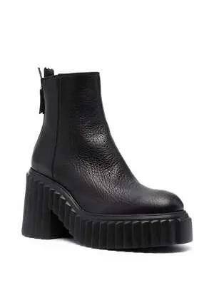 Agl Ridged Sole Platform Boots