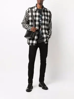 DIESEL® Flannel Checked Wool Shirt