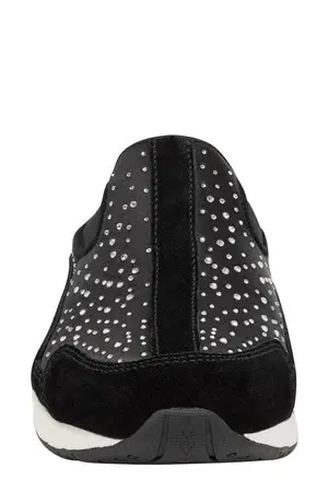 Easy Spirit Travelstones Slip-on Sneaker - Black Suede