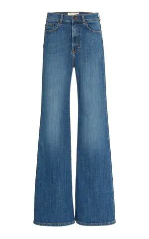 JEANERICA Fuji Stretch High-Rise Flared-Leg Jeans
