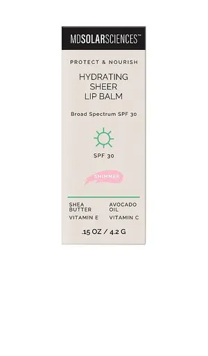MDSOLARSCIENCES Hydrating Sheer Lip Balm Spf 30 - Shimmer