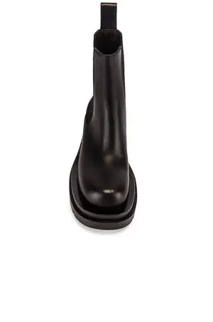 Bottega Veneta Lug Ankle Boots - Black