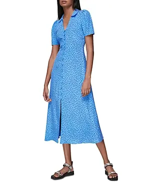 Whistles Rowan Spotted Dress