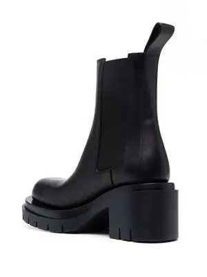 Bottega Veneta Lug Block-heel Ankle Boots