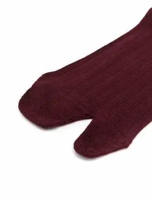 MAISON MARGIELA Tabi Knee-high Socks - Red