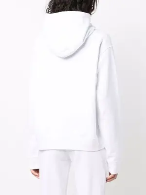 Dsquared2 Logo Drawstring Hoodie - White
