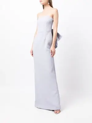 Rebecca Vallance Rosette Strapless Gown
