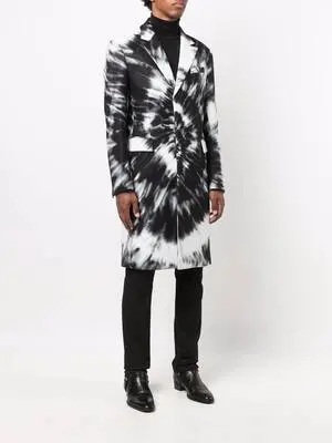 Philipp Plein Single-breasted Tie-dye Coat