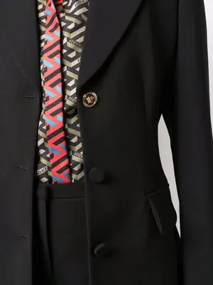 Versace Belted Single-breasted Blazer