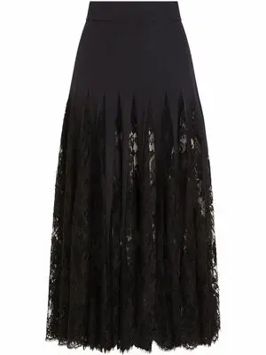 Dolce & Gabbana Chantilly-lace Midi Skirt