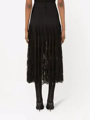 Dolce & Gabbana Chantilly-lace Midi Skirt