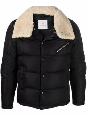 Moncler Leo Down-filled Biker Jacket