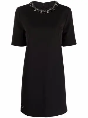 Philipp Plein Crystal-embellished Mini Dress