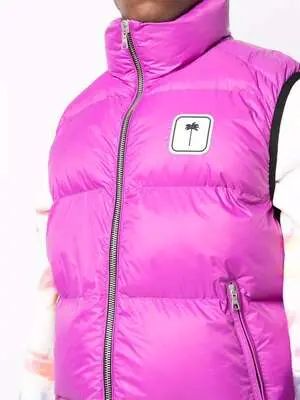 Palm Angels Logo-patch Padded Gilet