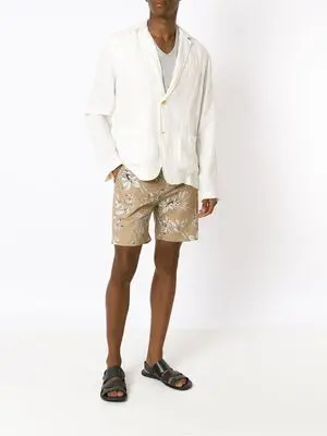 OSKLEN Single-breasted Linen Blazer