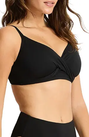 SEA LEVEL Twist Front Dd- & E-cup Underwire Bikini Top