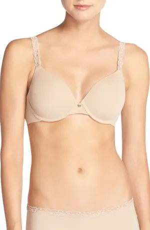 Natori Pure Luxe Underwire T-shirt Bra - Cafe
