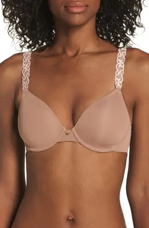 Natori Pure Luxe Underwire T-shirt Bra Dulce/lt Mocha