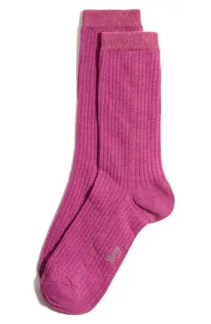 STEMS Stems Cotton & Cashmere Blend Crew Socks Amarylis