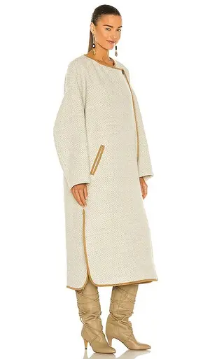 Isabel Marant Jolni Coat In Grey