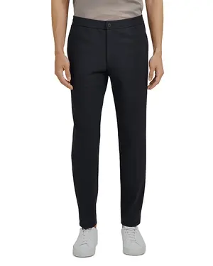 Theory Mayer Drawstring Precision Slim Fit Ponte Pants - Black