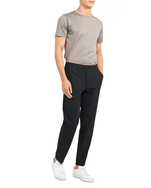 Theory Mayer Drawstring Precision Slim Fit Ponte Pants - Black