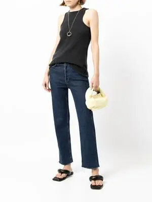 LOW CLASSIC Slim-fit Knit Top - Grey