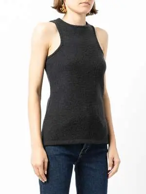 LOW CLASSIC Slim-fit Knit Top - Grey