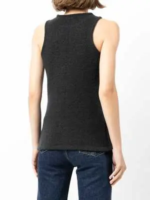 LOW CLASSIC Slim-fit Knit Top - Grey