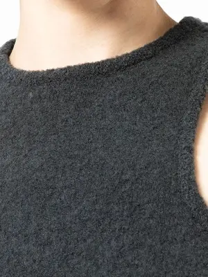 LOW CLASSIC Slim-fit Knit Top - Grey
