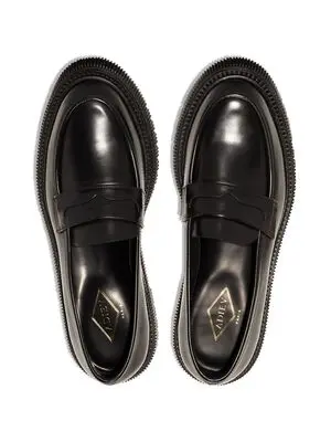 ADIEU PARIS Penny-slot Leather Loafers