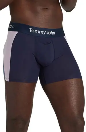 Tommy John Second Skin 4-inch Boxer Briefs Lavendula Colorblock