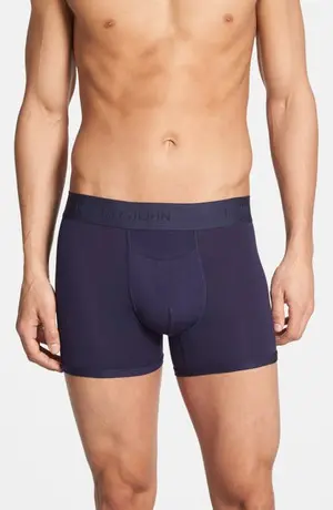 Tommy John Second Skin 4-inch Boxer Briefs Navy