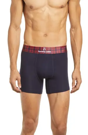 Tommy John Second Skin 4-inch Boxer Briefs Night Sky
