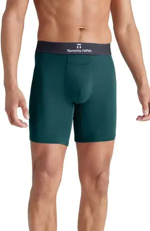 Tommy John Second Skin 6-inch Boxer Briefs Deep Teal