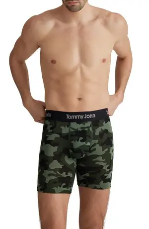 Tommy John Second Skin 6-inch Boxer Briefs - Duffel Bag Camo
