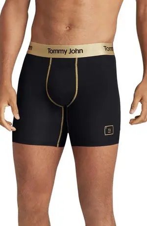 Tommy John Second Skin 6-inch Boxer Briefs Gold