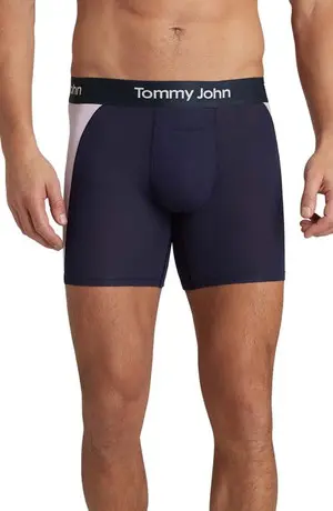 Tommy John Second Skin 6-inch Boxer Briefs Lavendula Colorblock
