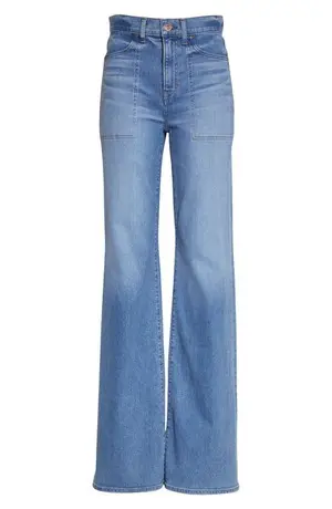 Veronica Beard Crosbie Wide Leg Jeans - Amethyst