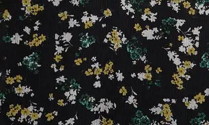 Chaus Floral Balloon Sleeve Blouse - Rich Black